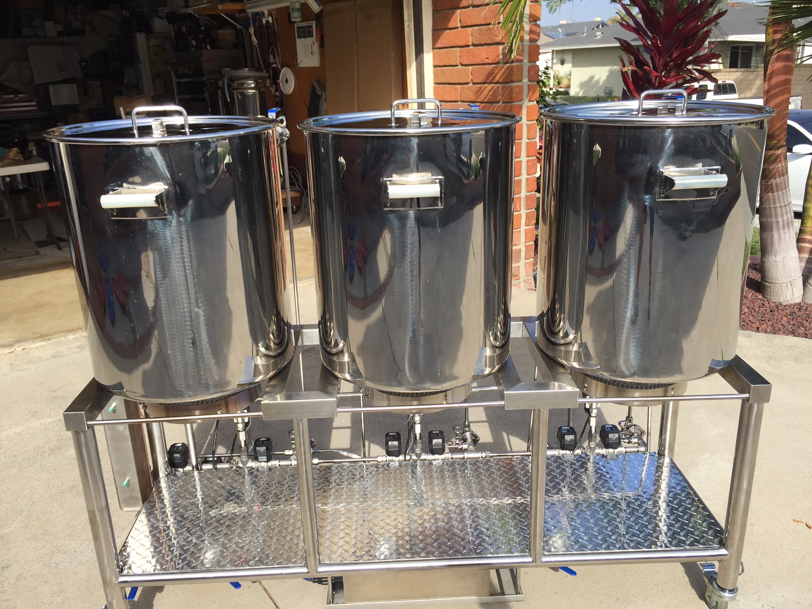 Brewers Hardware, All Stainless, Single Tier, BCS-462, Automated Rig ...